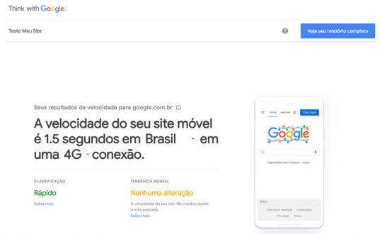 Como testar a velocidade do seu site